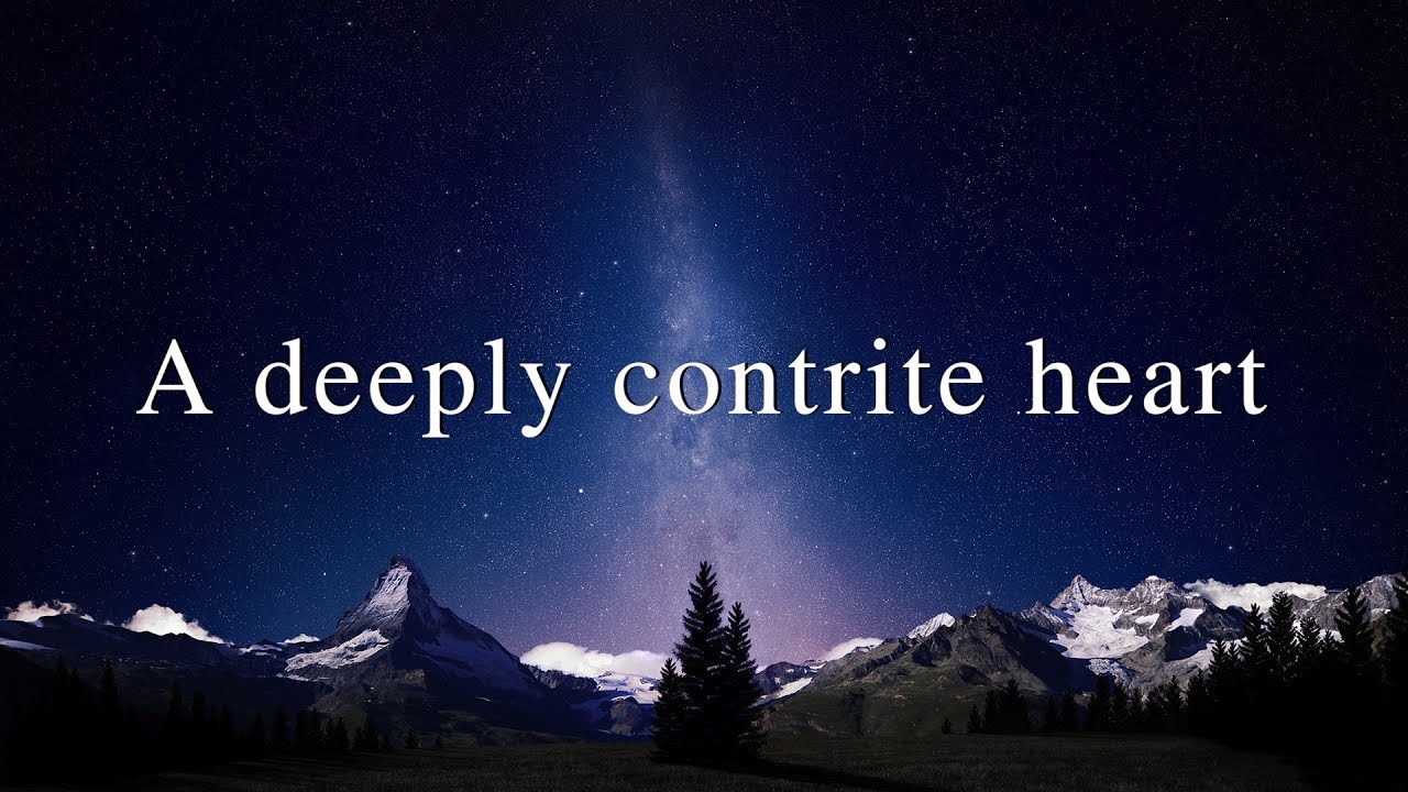 A Deeply Contrite Heart David Wilkerson Youtube