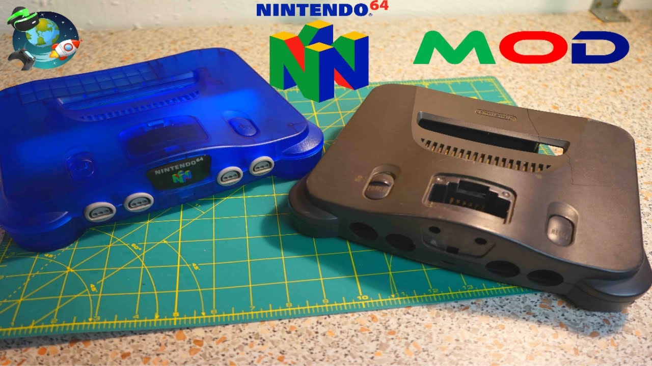 Nintendo 64 Case Modding | blue Transparent housing | by AliExpress ...