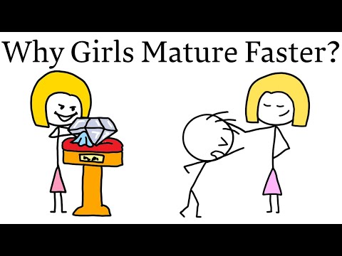Why girls mature quicker