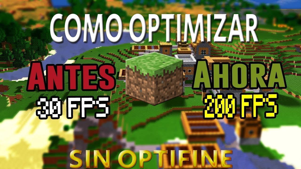 Tutorial Minecraft - Como optimizar Minecraft 1.19 y versiones antiguas (+100FPS) - YouTube