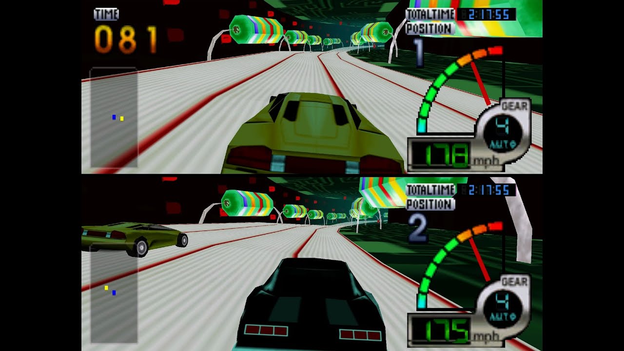 California Speed N64 2 player 60fps - YouTube