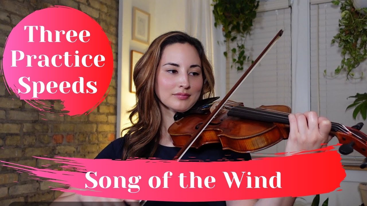 Song of the Wind | 3 SLOW Practice Speeds! | Practice along with the ...