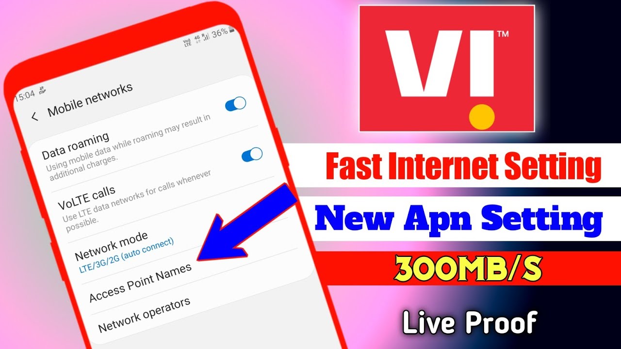 Latest Vi Apn Setting | New Apn Setting For Vi | High Speed Internet ...