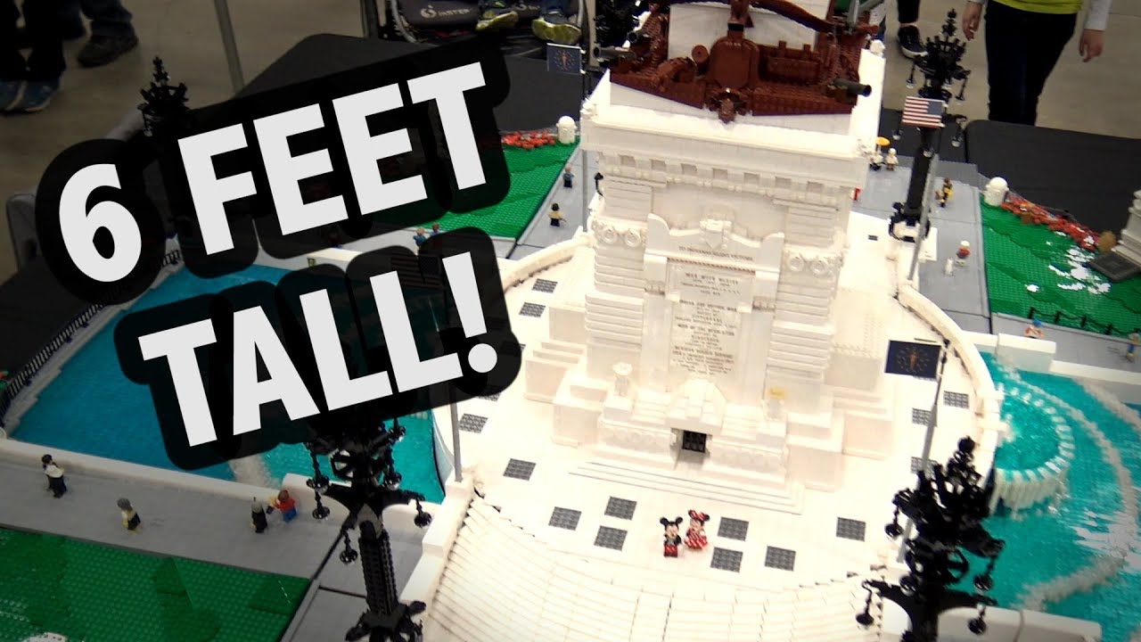 Huge LEGO Indiana Soldiers' and Sailors ' Monument (Indianapolis) - YouTube
