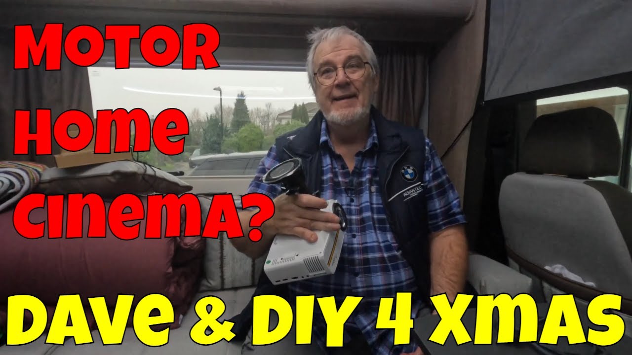 Movies on the big screen in the van? - YouTube