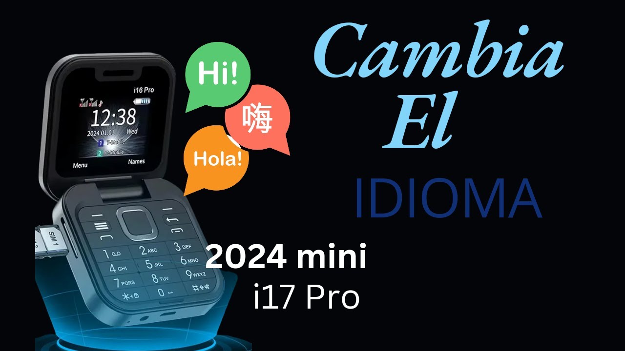 2024 mini teléfono xhxxcum i17 Pro | como cambiar el idioma al telefono ...
