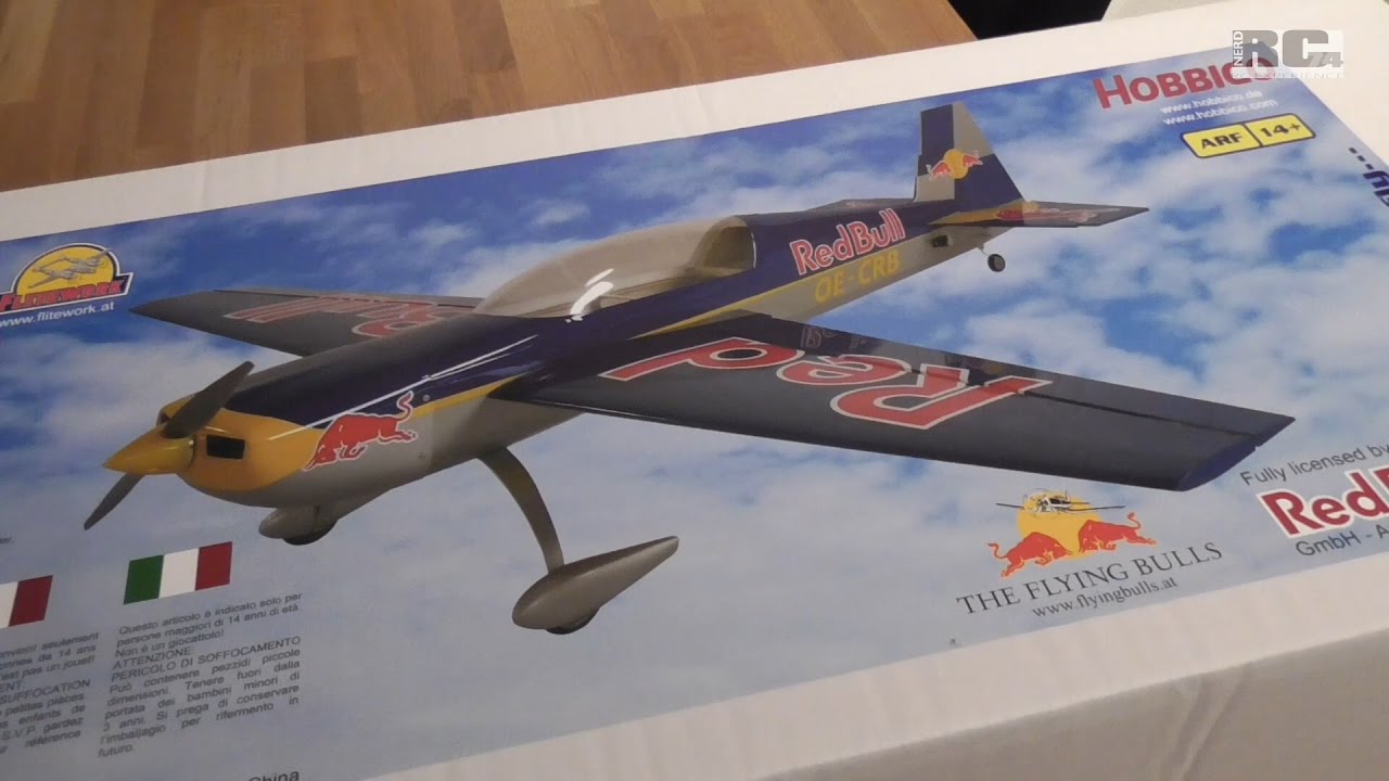 FLITEWORK RED BULL EXTRA 300LP 1.2M - UNBOXING - YouTube