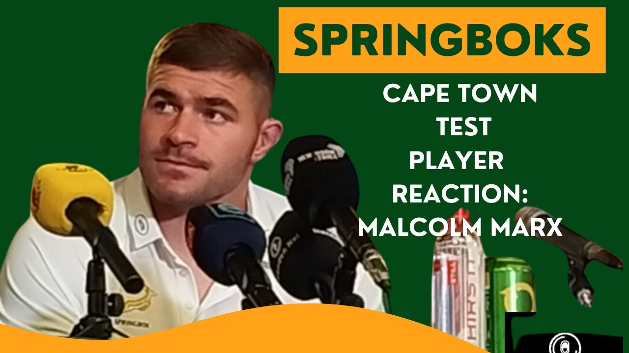 SPRINGBOKS: Malcolm Marx chats after the win over the All Blacks in ...