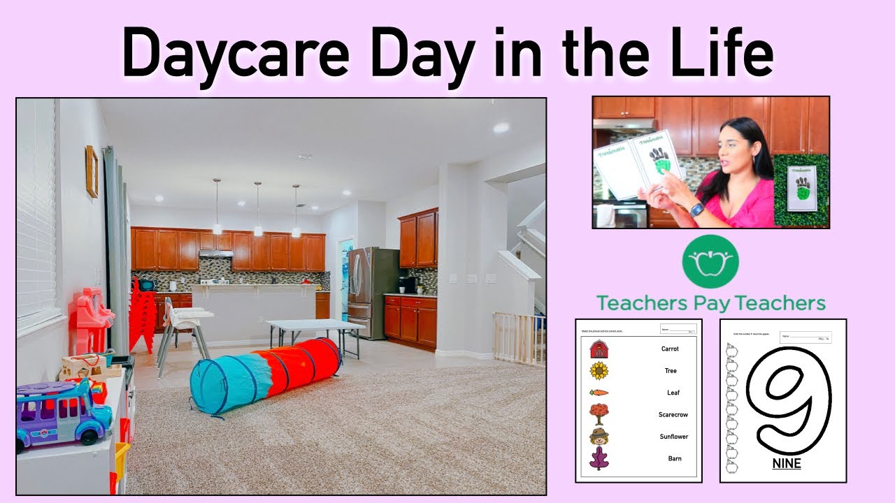 Day in the Life of a Home Daycare Provider - YouTube