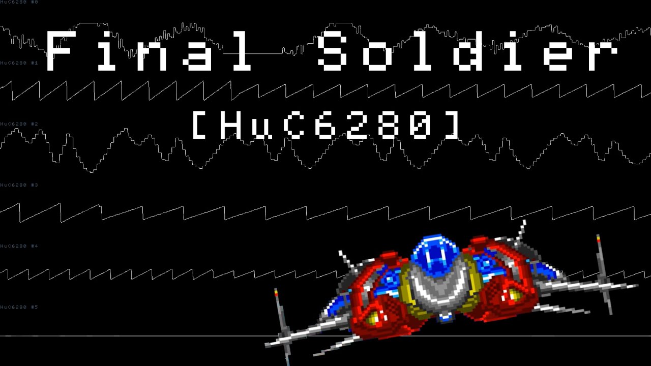TG-16/PC Engine: Final Soldier - Soundtrack (HuC6280) - Oscilloscope ...