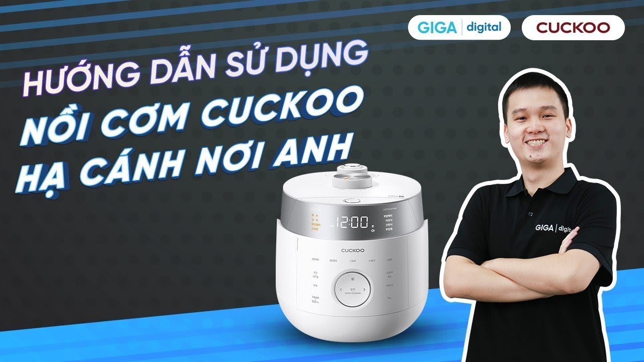 Hướng dẫn sử dụng nồi cơm điện Cuckoo Hạ cánh nơi anh CRP-LHTR1010FW 1.8L (HDSD) | GIGA.vn - YouTube