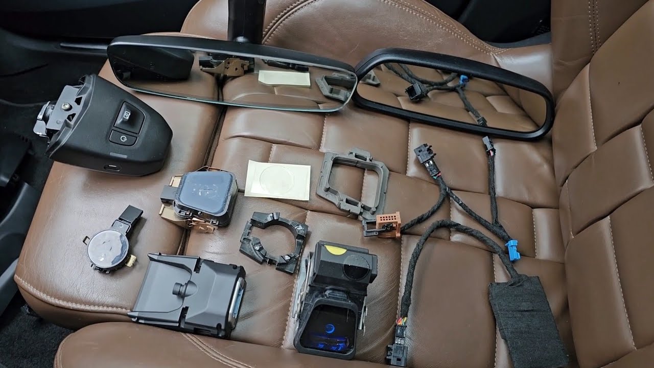 Instalação da CVM2, retrovisor frameless, DVR e sensor crepuscular e de ...