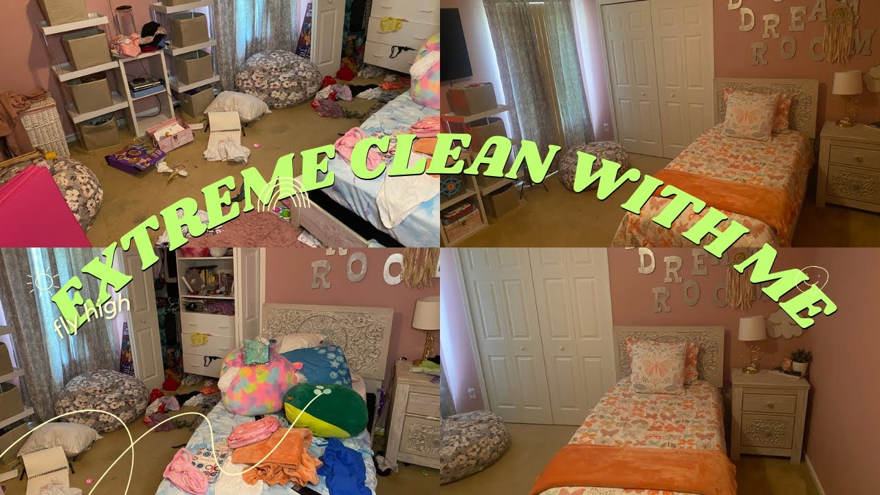 SLEEPOVER AFTERMATH/EXTREME CLEAN WITH ME - YouTube