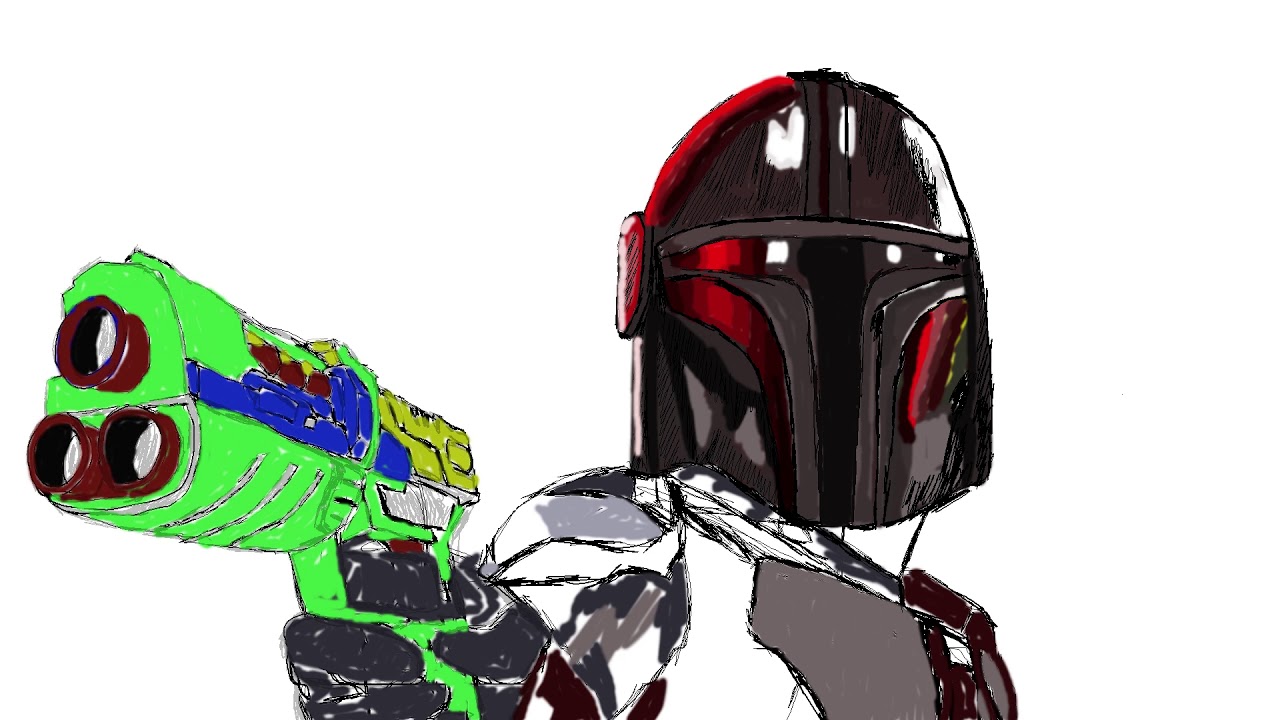 Mando - Sketch drawing - YouTube