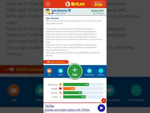 Bit Life...I had 12 kids and 16 grandchildren - YouTube