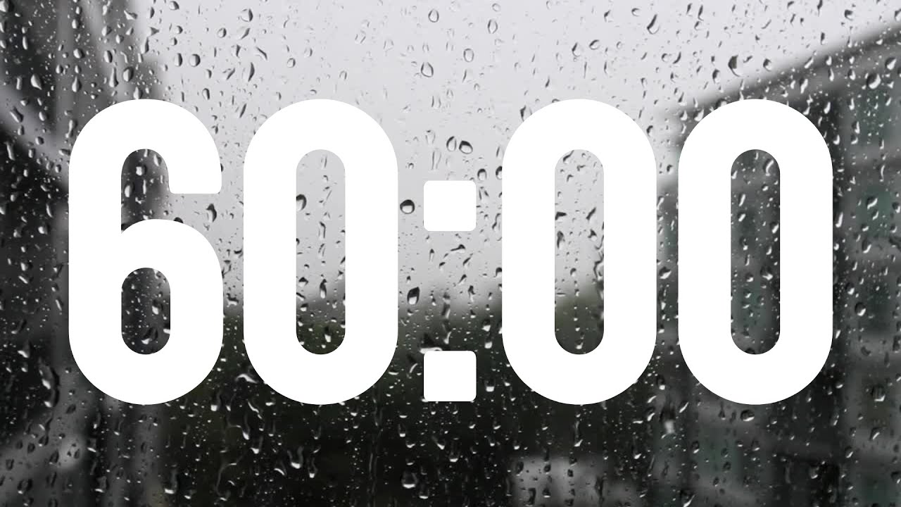 Rainy Day 1 Hour Timer | Classroom Timer | Rain Timer | Rainy Day ...