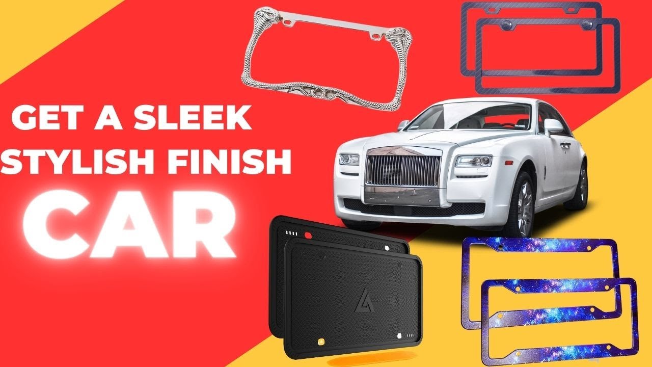 Best Car License Plate Holder - Get A Sleek Stylish Finish - YouTube