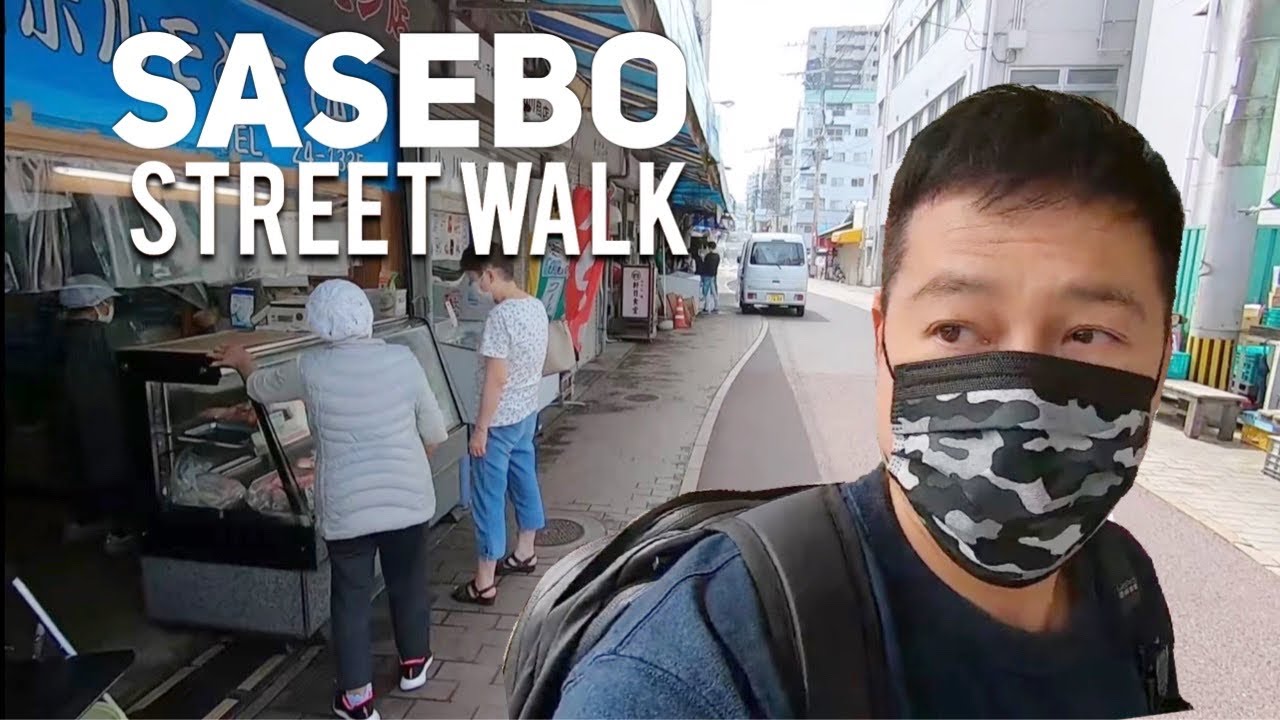 SASEBO Nagasaki CIty Walk | Virtual Japan Tour - YouTube