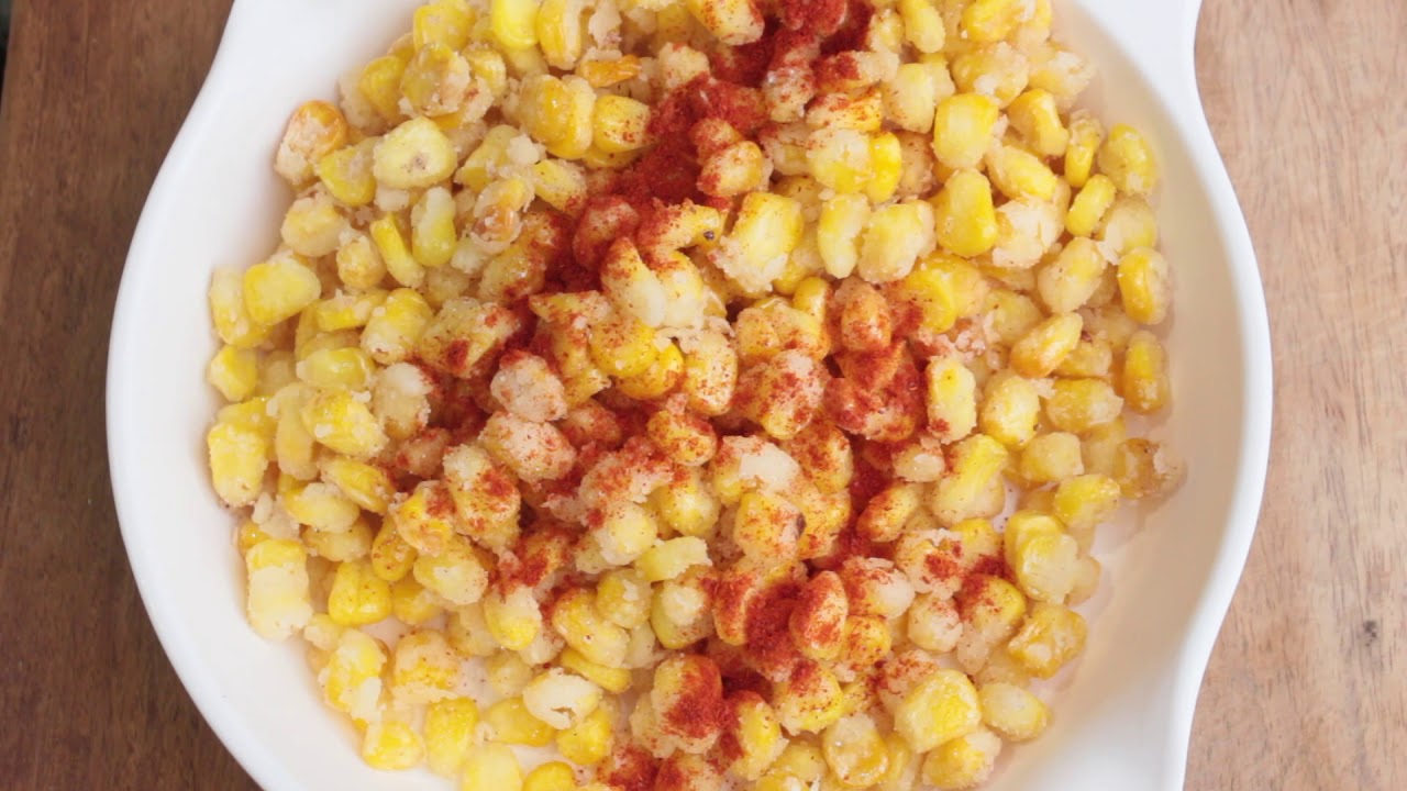 Crispy fried corn/Fried sweet corn/Sweet corn recipes/Starter recipes ...