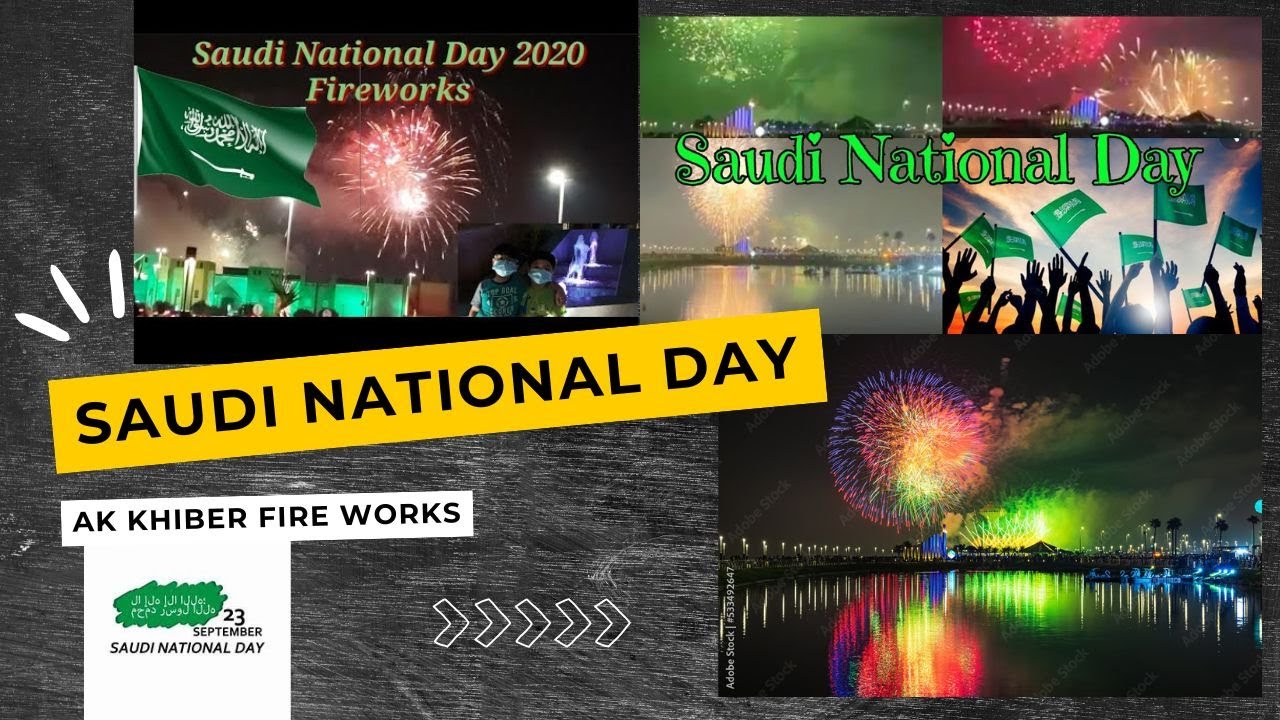 National day 94 to Kingdom of Saudi Arabia | Firework at khobarCornichc ...