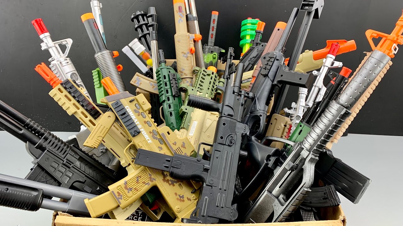 Two Boxes Full Of The Most Dangerous And Realistic Toy Heavy Machine ...