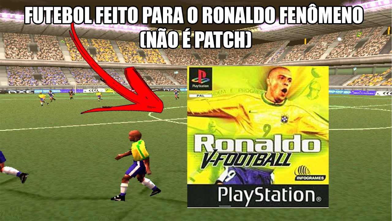 VOCÊ CONHECE O JOGO DO RONALDO PARA PS1? RONALDO V-FOOTBAL UM CLÁSSICO ...