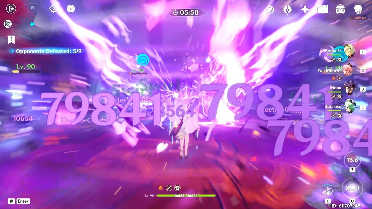 Yae Miko Damage Showcase (Full Team + Build) - Genshin Impact 2.5 - YouTube