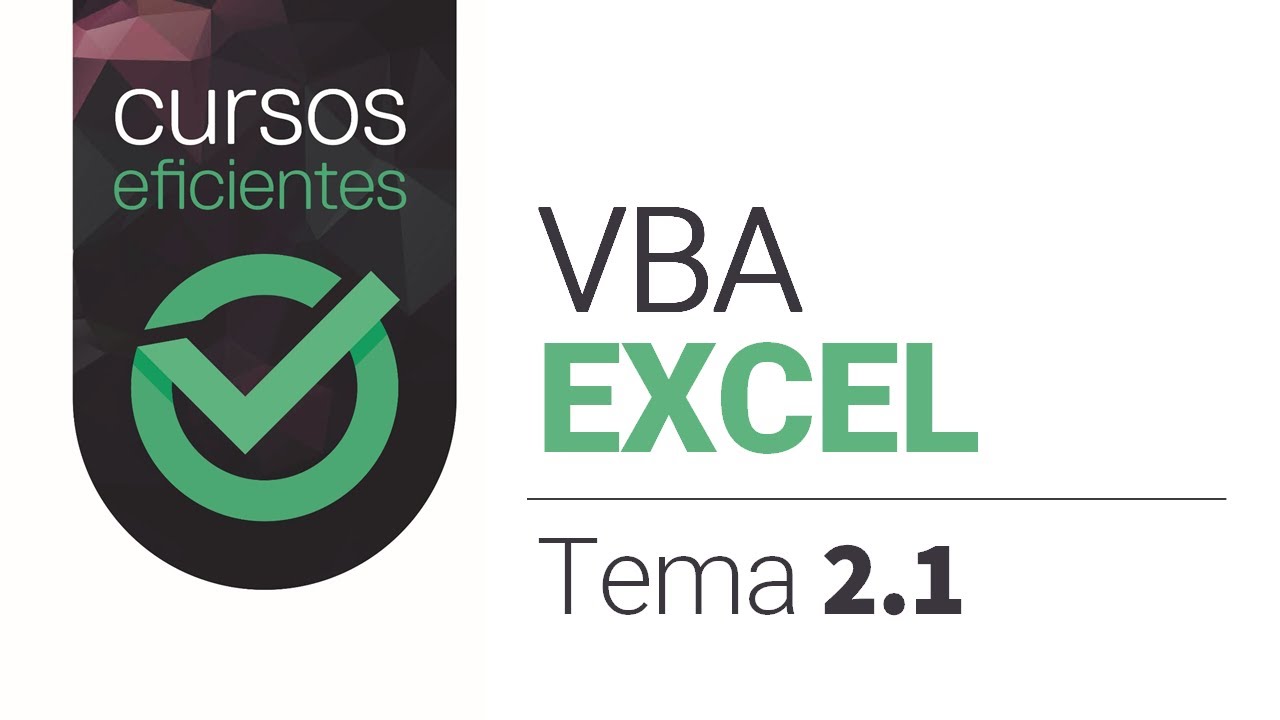 Introducción a Visual Basic para Excel. Curso VBA Excel homologado por Universidad - YouTube