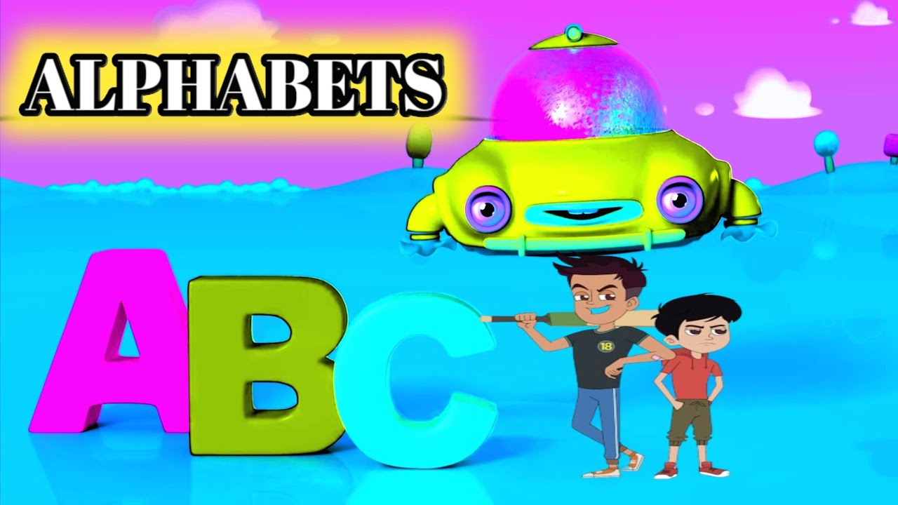 Learn Alphabet car Song - 3D Animation Alphabet ABC Train song for ...