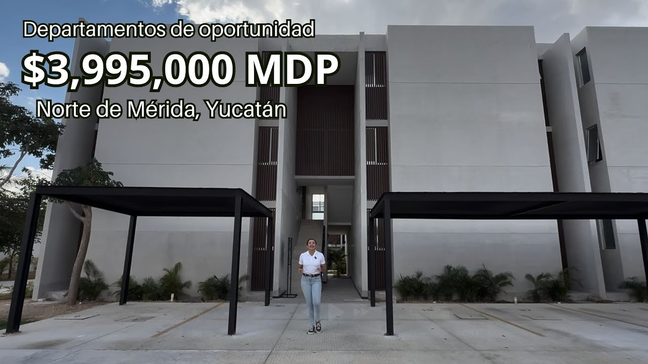 ¡Departamentos al mejor precio en el norte de Mérida Yucatán! - YouTube