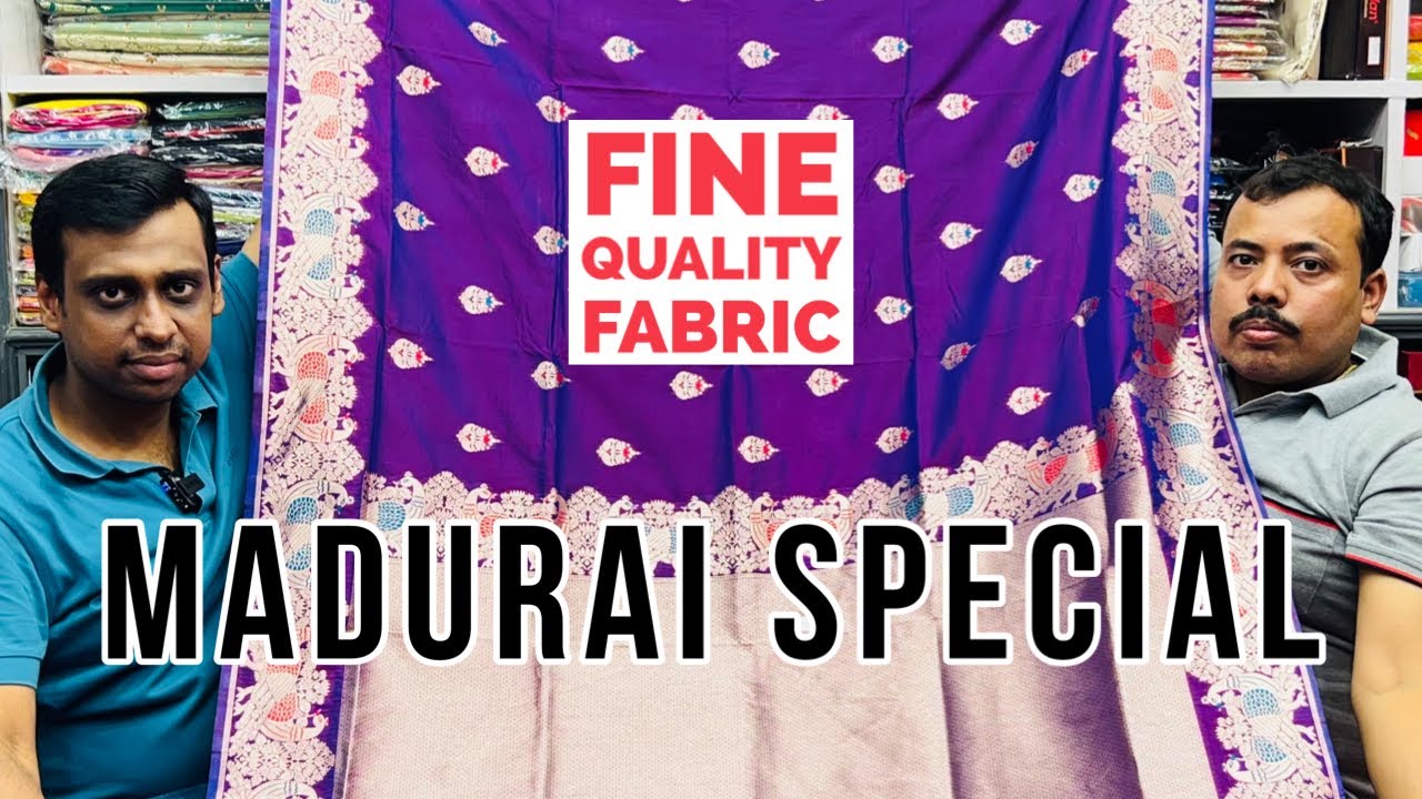 MADURAI SILK SAREE WITH MEENAKARI WEAVING | FINEST QUALITY | NEW LAUNCH ...