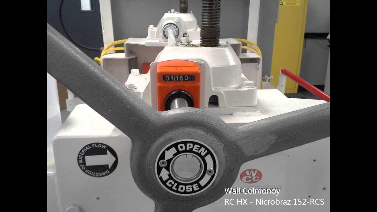 Wall Colmonoy Roller Coating HX Nicrobraz 152 RCS - YouTube