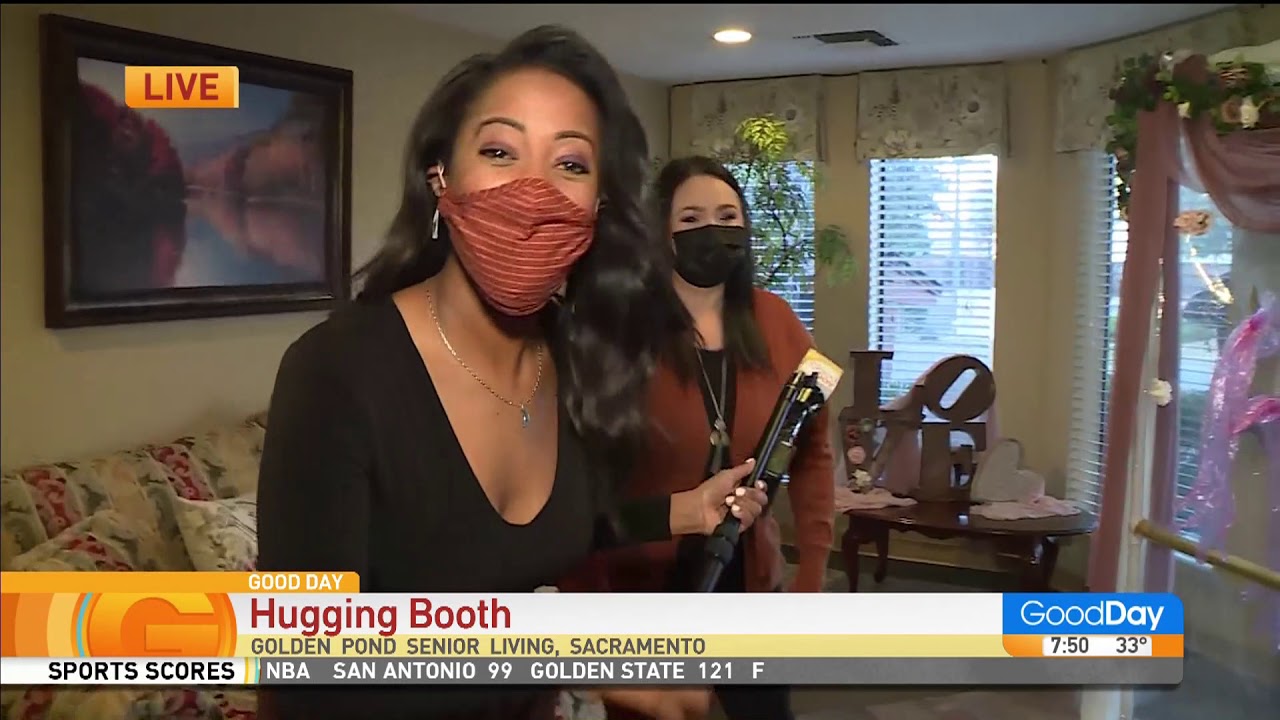 Golden Pond Hugging Booth on Good Day Sacramento Pt. 1 - YouTube
