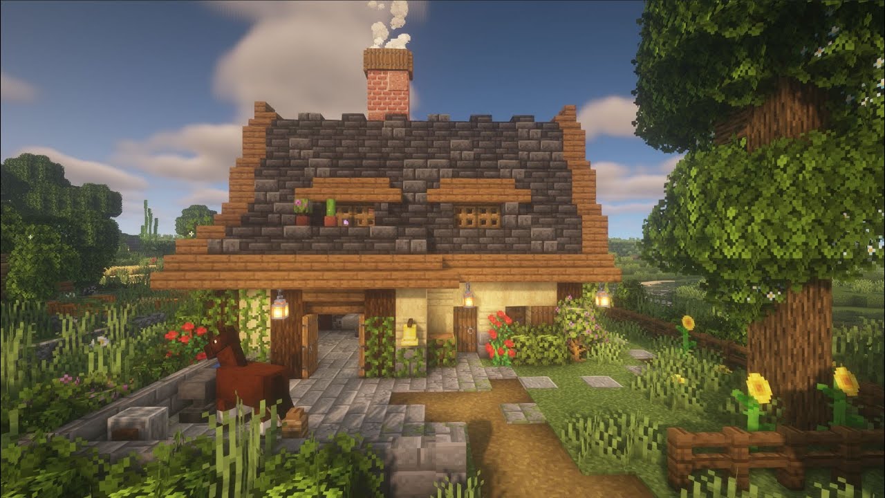 Minecraft | How to Build a Blacksmith House - Tutorial - YouTube