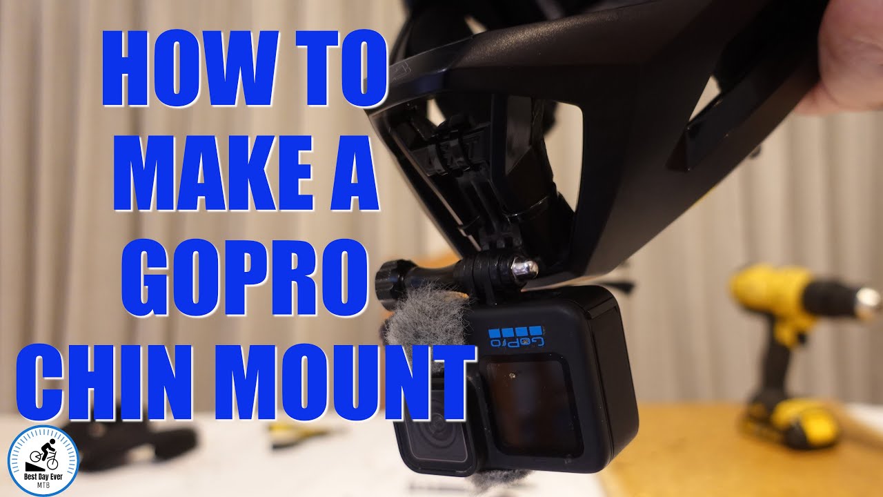 How to make a Gopro Chin mount - YouTube