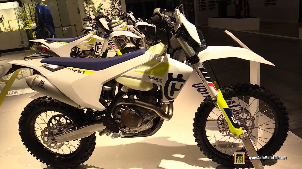 2019 Husqvarna FE 450 - Walkaround - 2018 EICMA Milan 2 - YouTube