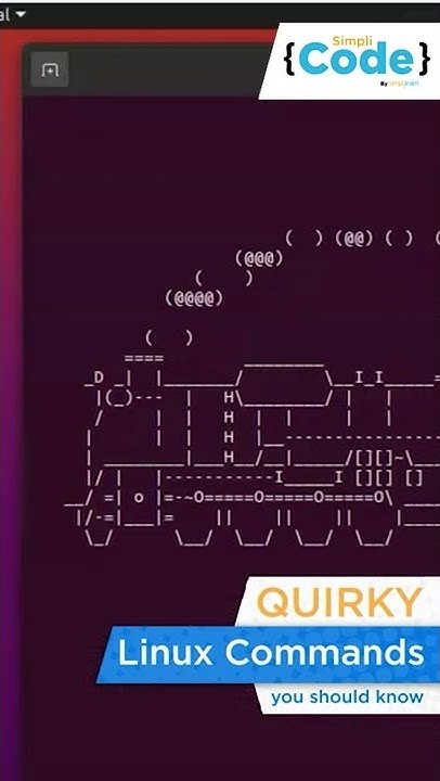 Quirky Linux Commands You Should Know | Most Important Linux Commands | #Shorts | SimpliCode ...
