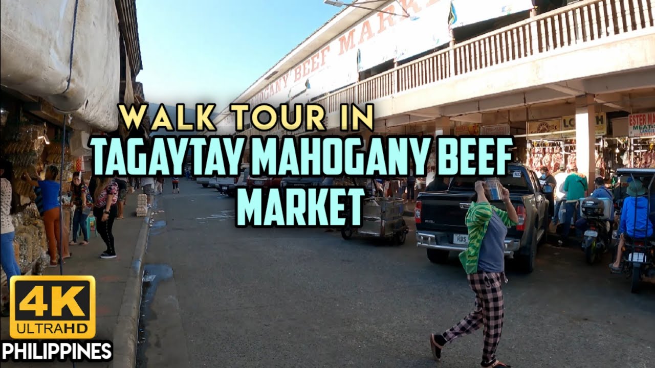 Morning Walk at TAGAYTAY MAHOGANY BEEF MARKET | 4K Walk in Tagaytay ...