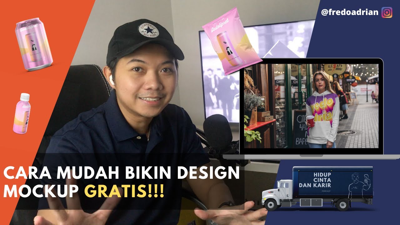 CARA BIKIN MOCKUP GRATIS MUDAH BANGET | BELAJAR CEPAT #carabikin #howto ...