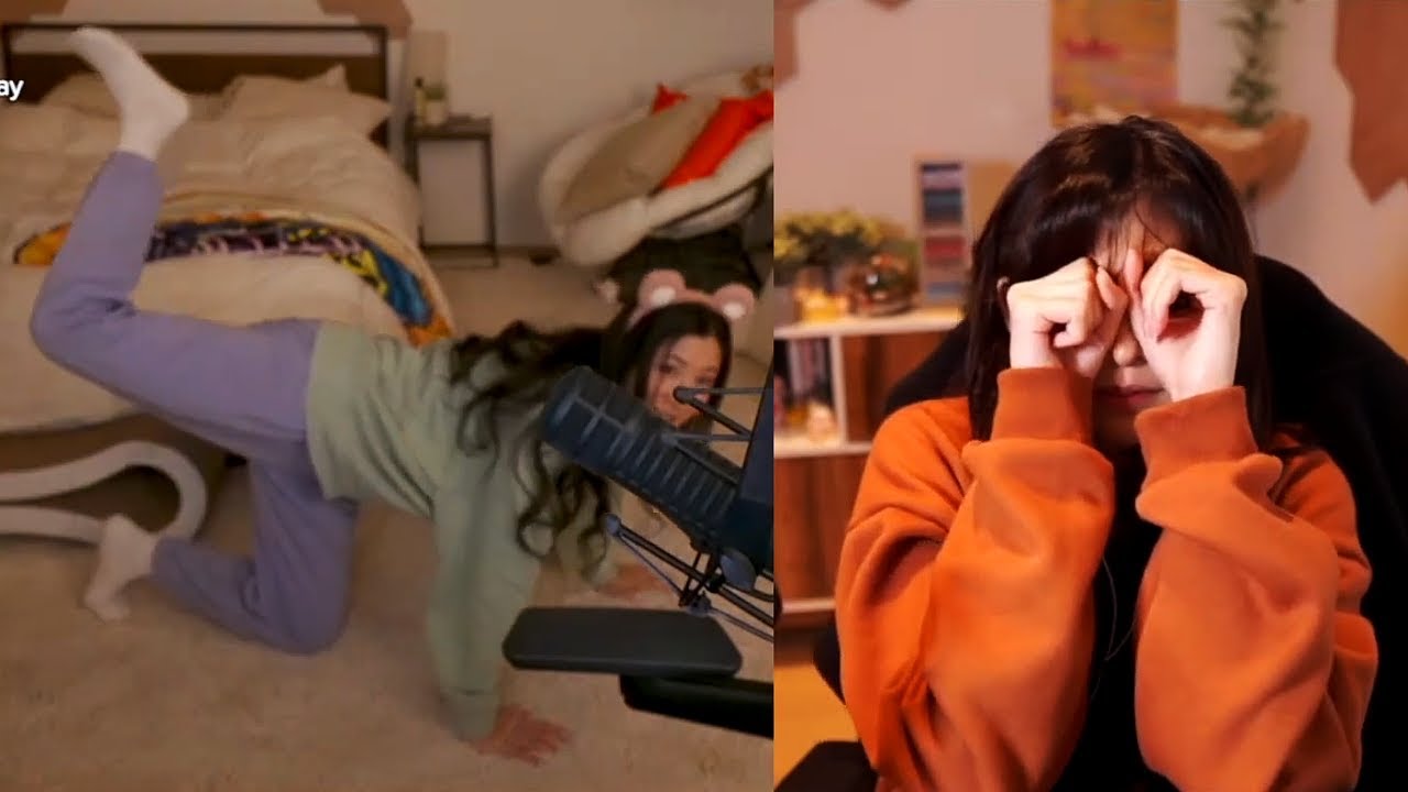 Fuslie Shows Tina & Miyoung How To Workout - YouTube