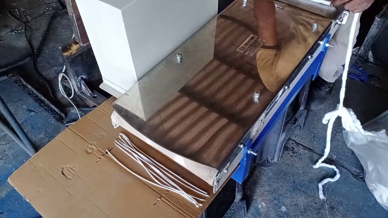 12 Inch Heavy Duty Long Cotton Wick Machine - YouTube