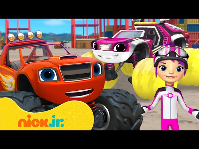 Blaze Builds with Gabby & Watts! 🔧 Blaze and the Monster Machines Full ...