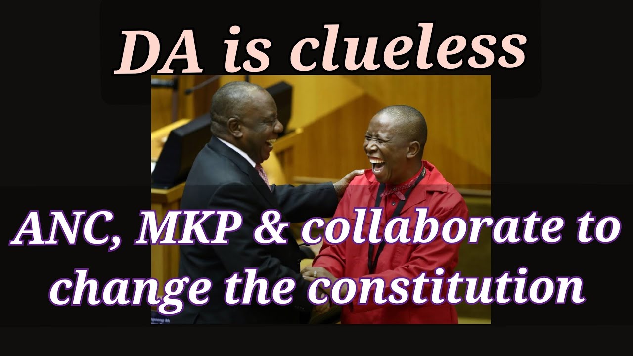 ANC pledged to vote with MKP and EFF to change the constitution - YouTube