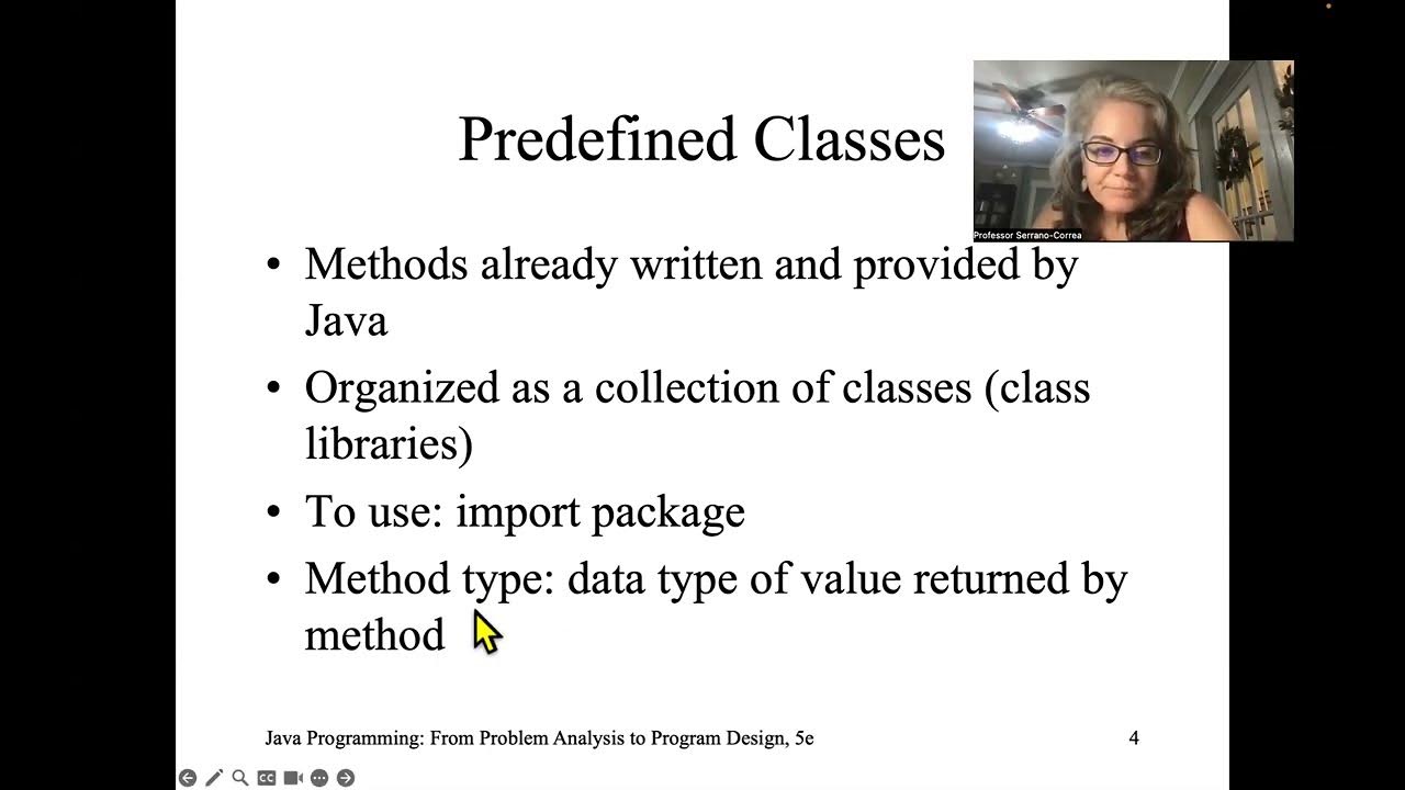 Chapter 7: Using Predefined Methods - YouTube