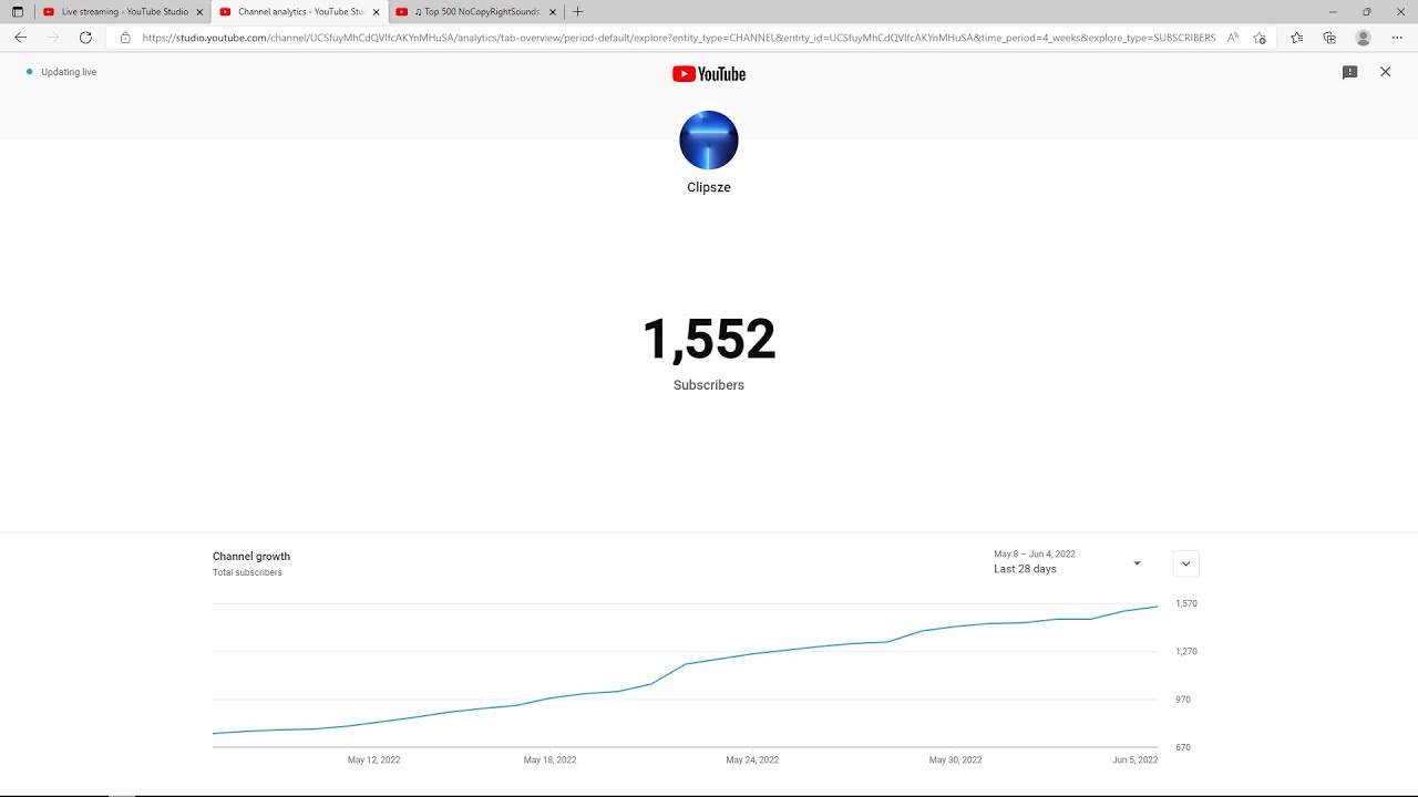 SUBSCRIBER COUNT LIVE!!! - YouTube