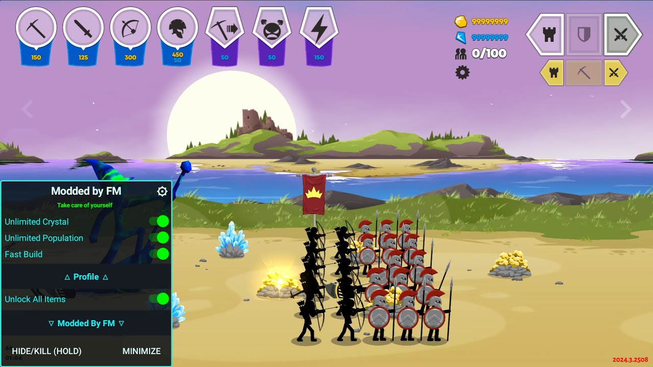 STICK WAR 3 MOD MENU - V2024.3.2516 - YouTube