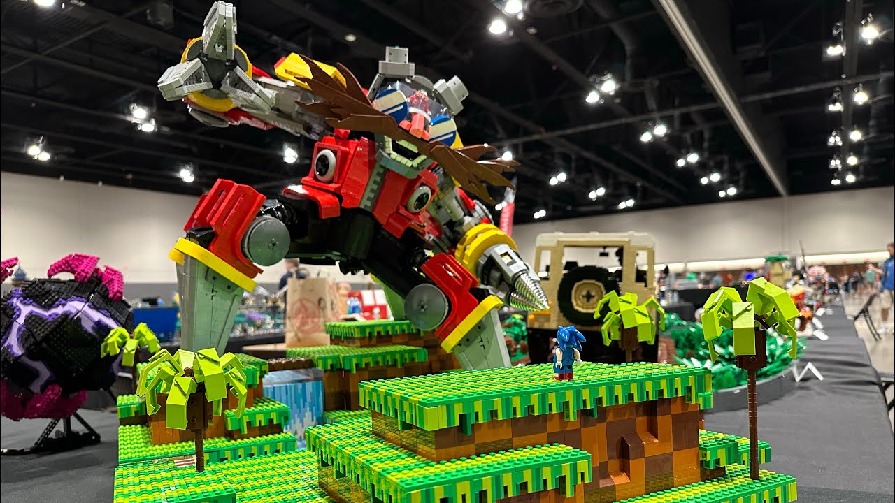 LEGO Sonic vs Dr. Robotnik - Brickworld Chicago 2024 - YouTube