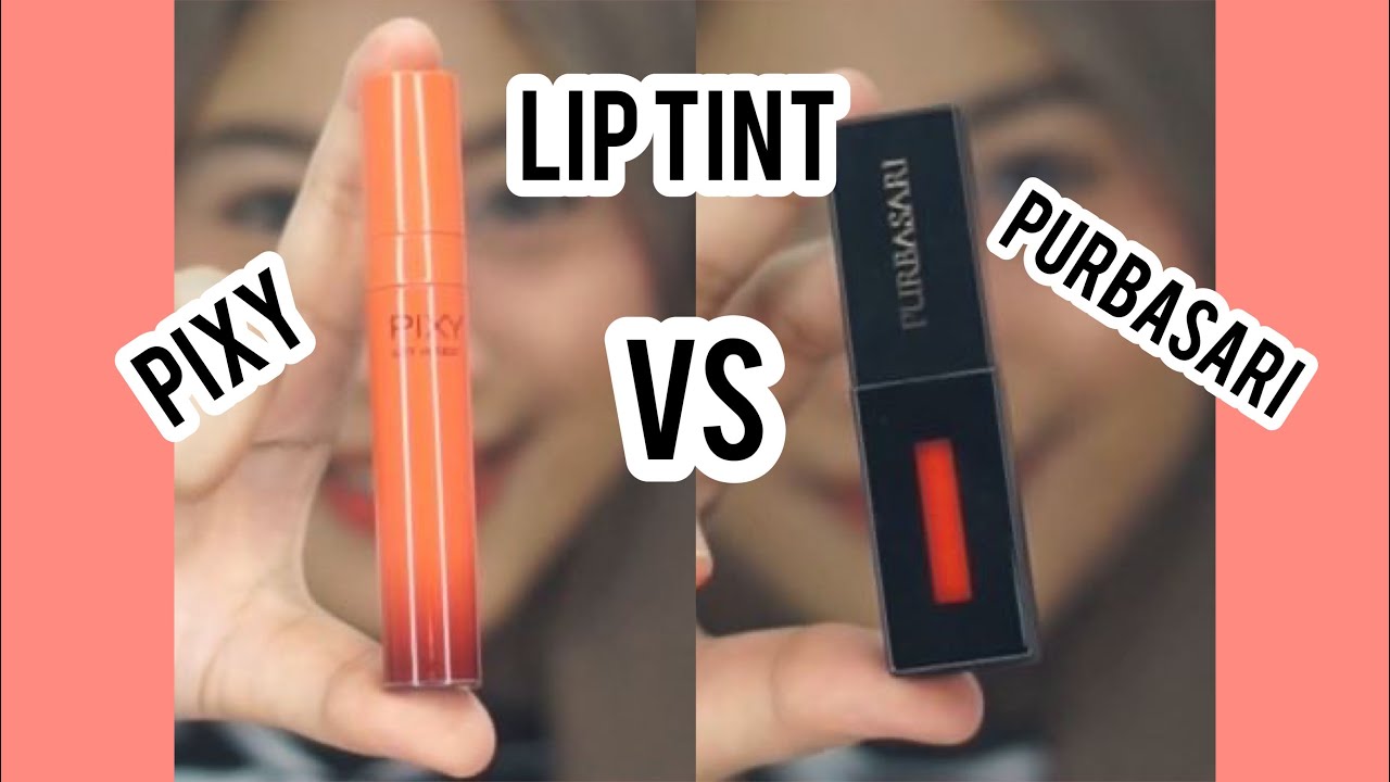 PIXY GET INKED VS PURBASARI LIP TINT 2 IN 1 COLOR TINT CHEEK AND LIP ...