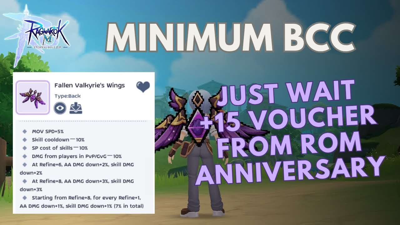 Ragnarok M Eternal Love | Get +15 Fallen Valkyrie's Wings with Minimum ...