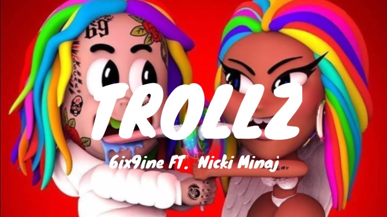 6IX9INE - Trollz (Lyrics Video) - YouTube